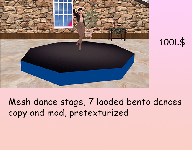 Second Life Marketplace Dance Stage